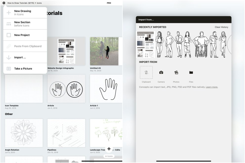 How to Edit a PDF • Concepts App • Infinite, Flexible Sketching