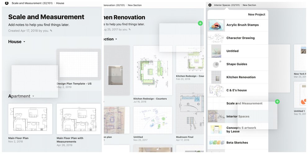 Creating a Project Template • Concepts App • Infinite, Flexible Sketching