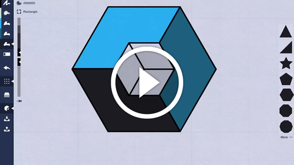 Create Your Own Geometric Illusions • Concepts App • Infinite, Flexible ...