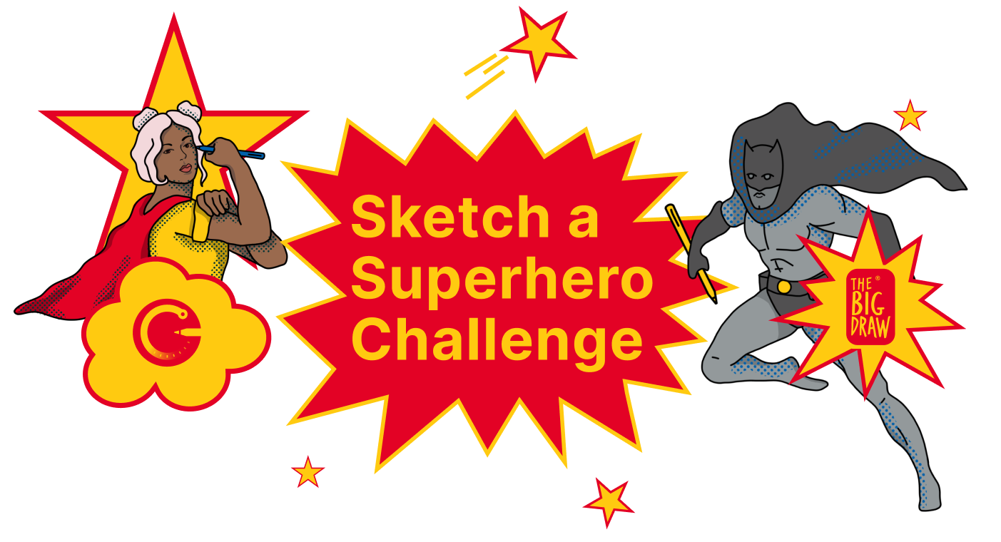 Sketch A Superhero Challenge • Concepts App • Infinite Flexible Sketching